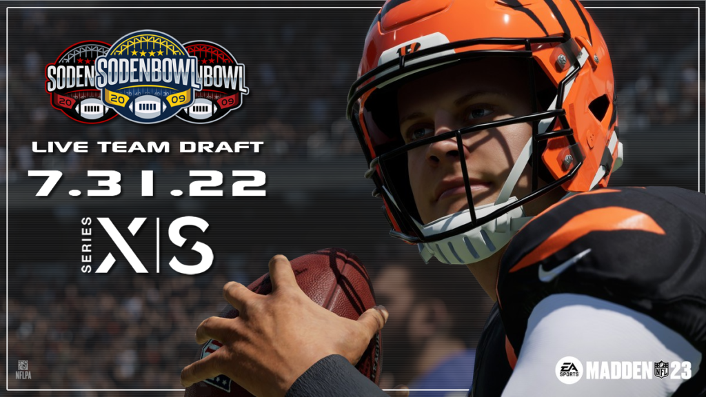Official Madden 23 Team Draft Order – Soden Bowl